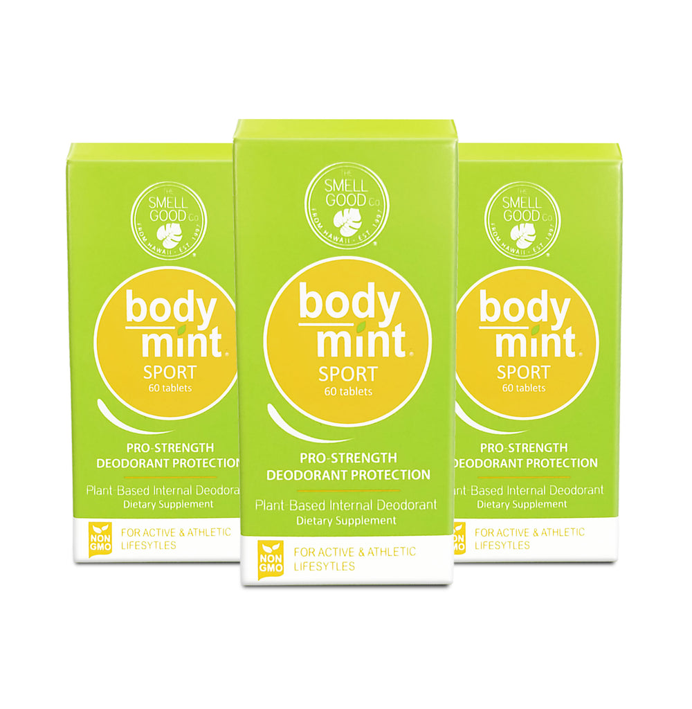3-PACK BODY MINT SPORT - 150 TABLETS - SAVE 15% – The Smell Good Company